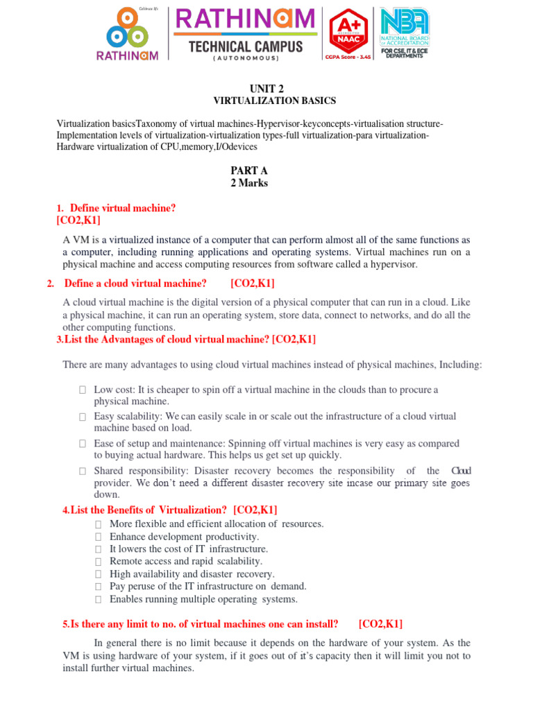 Virtualization Basics and Types Explained | PDF | Virtualization | Cloud Computing