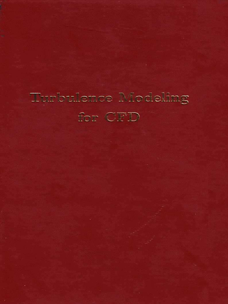 Turbulence Modeling For CFD | PDF | Science & Mathematics