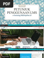 Manual Book Peserta Untuk LMS Kolabjar | PDF