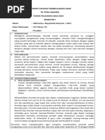 Rapot TK Kurikulum Merdeka | PDF