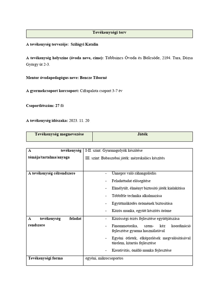 Játék Tervezet | PDF