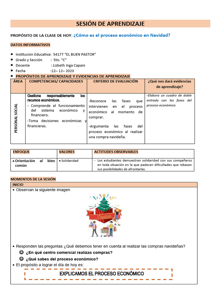 Sesión de Aprendizaje 12 de Dic. Ciencia y Tecnologia y Personal Social ... Sesión de Aprendizaje 12 de Dic. Ciencia y Tecnologia y Personal Social ...