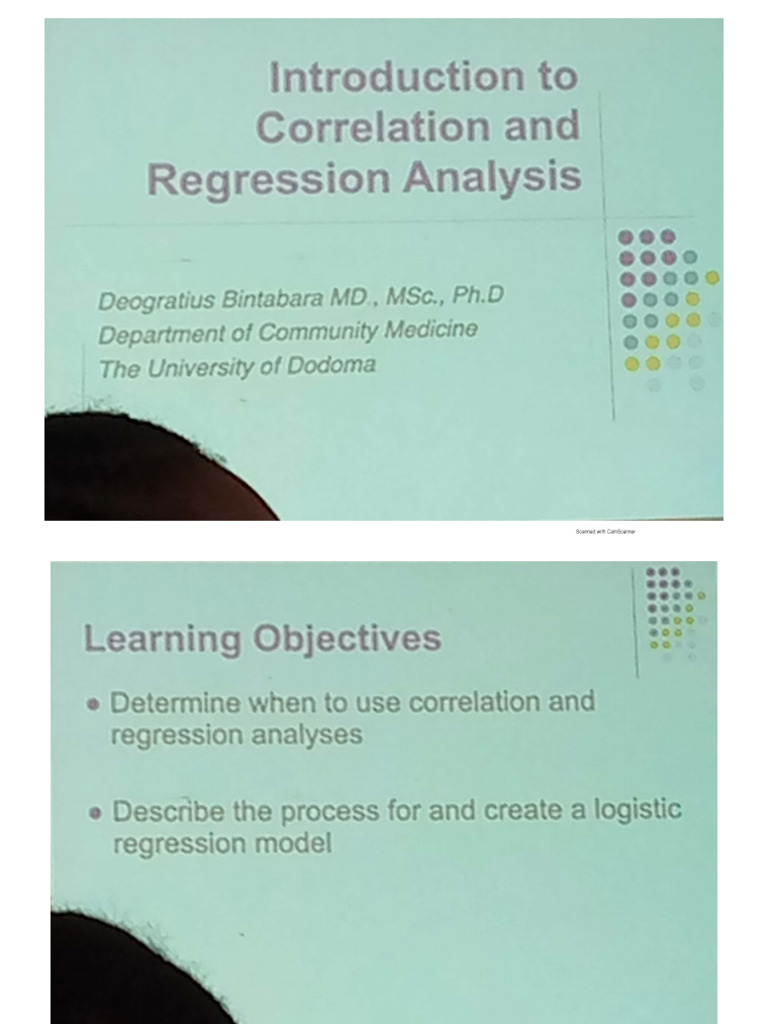 Regression in Biostatics | PDF