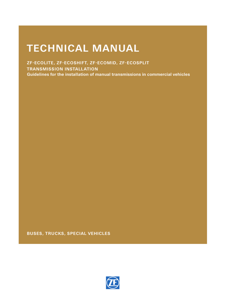 ZF Ecosplit | PDF | Clutch | Screw