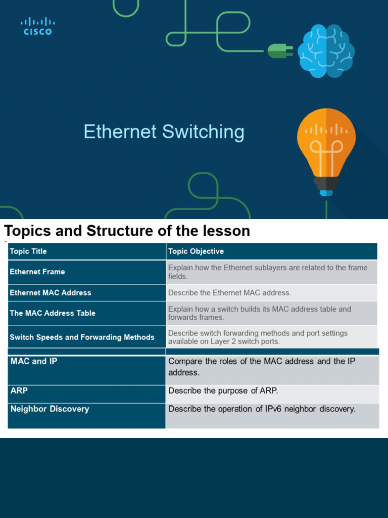 Chapter 9 - Ethernet | PDF | Ethernet | Network Switch