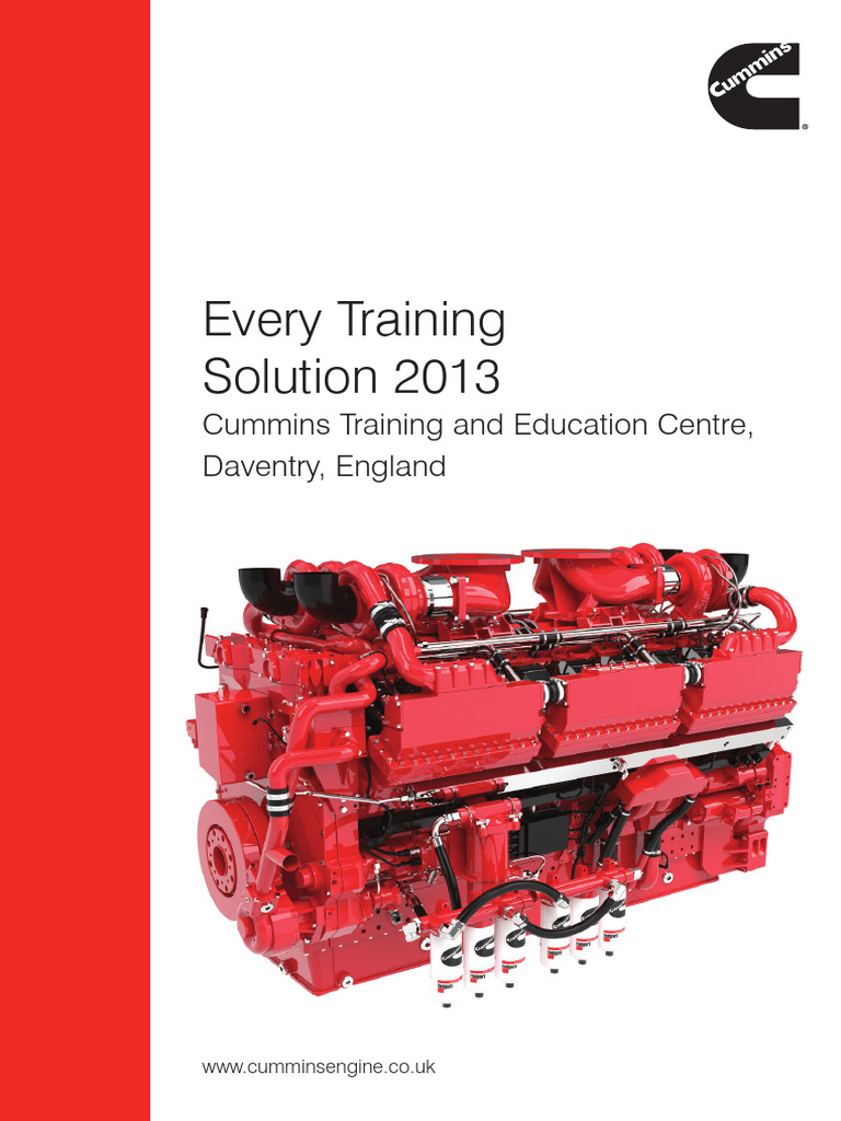 2013 Training Brochure | PDF | Engines | Troubleshooting