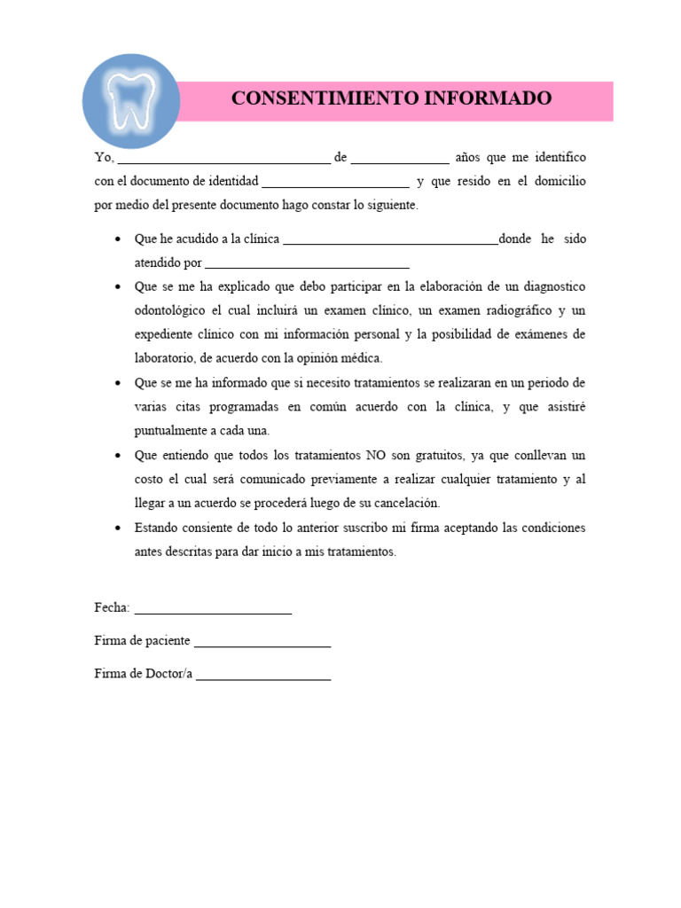 Consentimiento-Informado-General Rosa | PDF