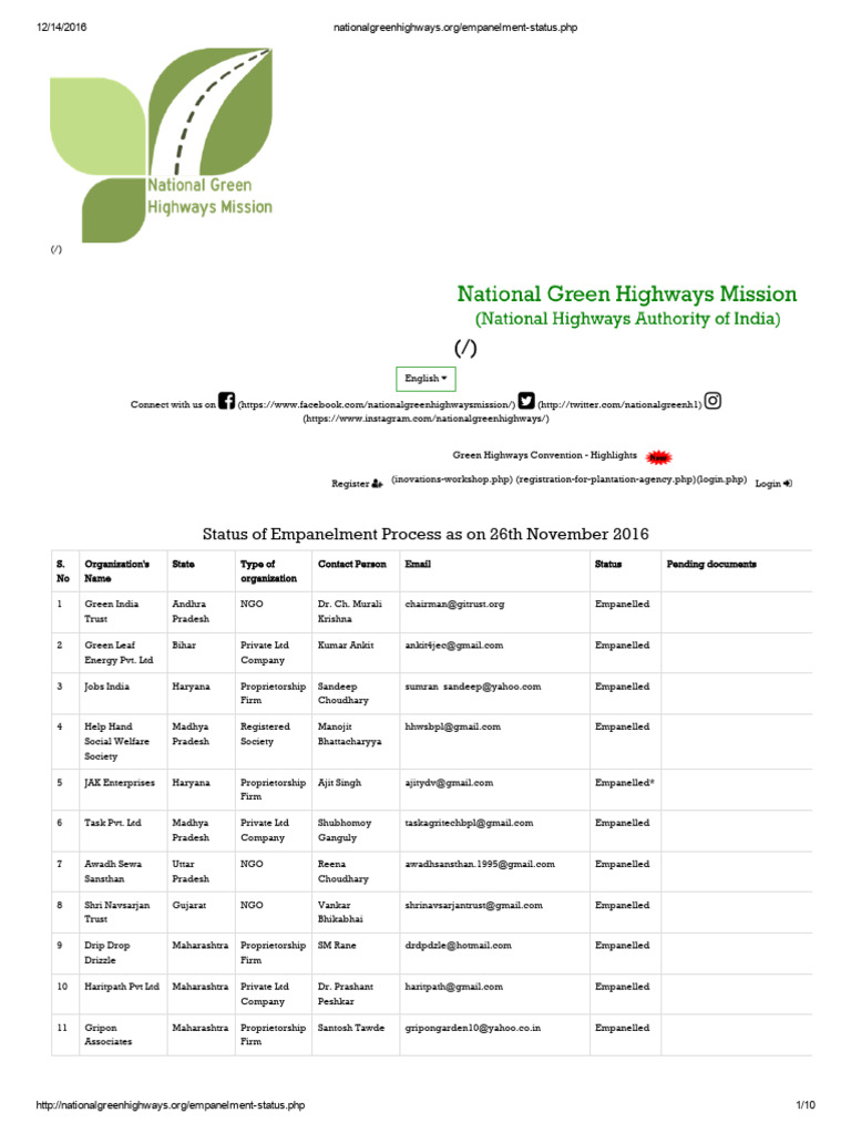 National Green High Ways | PDF