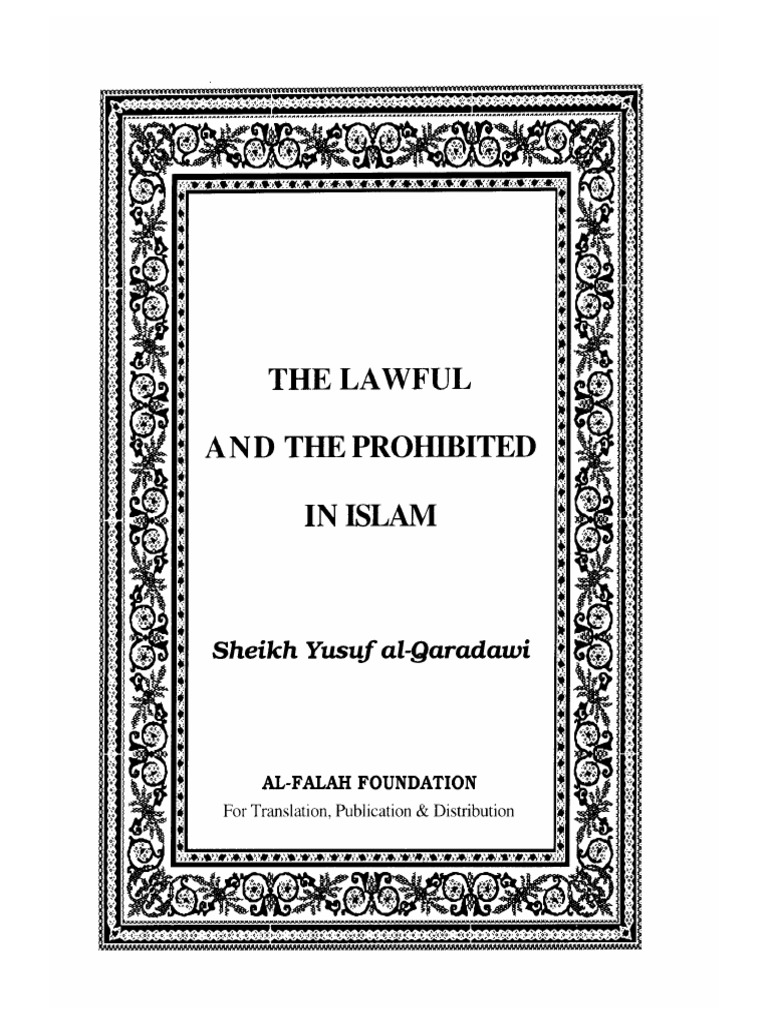 The Lawful and The Prohibited in Islam | PDF