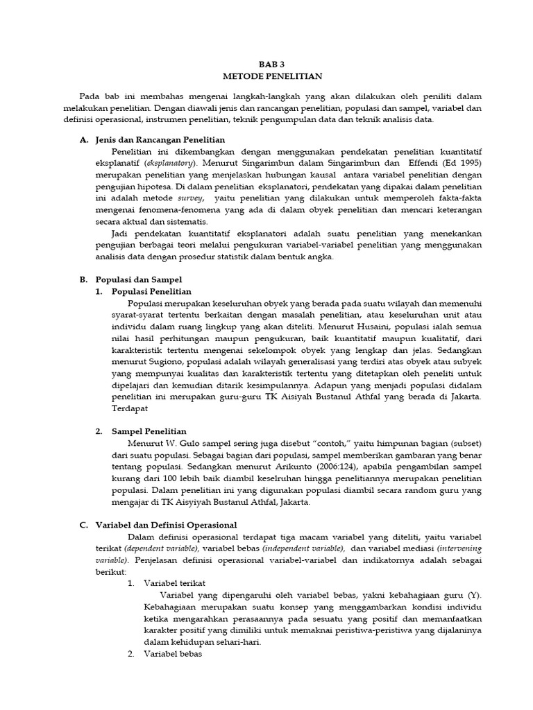Metode Penelitian Kuantitatif Eksplanatif | PDF