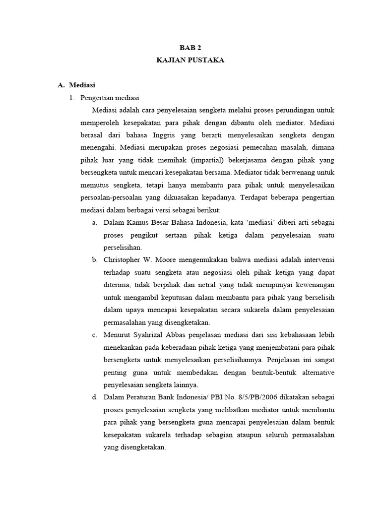 BAB 2 Kajian Pustaka | PDF