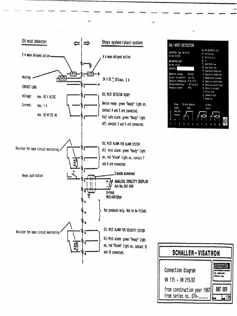 05-VISATRON - VN115-VN116-VN215 - Connection Diagram | PDF