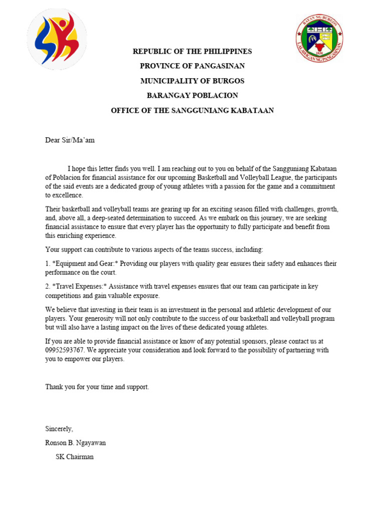 Solicit For Basketball | PDF