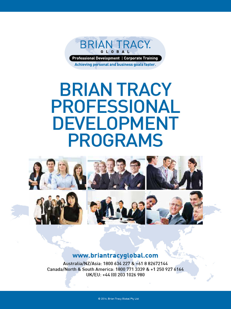 Brian Tracy Professional Development Programs | PDF | Sales | Employee ...