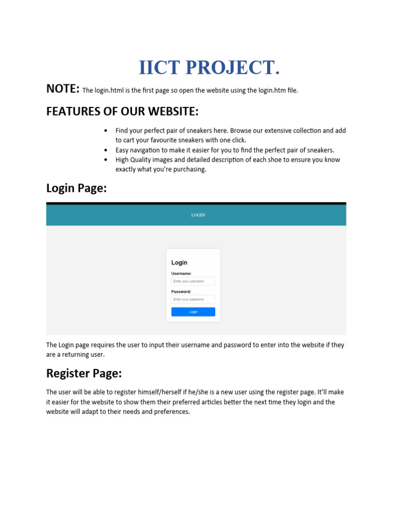 Iict Project Report | PDF | Business | Computers