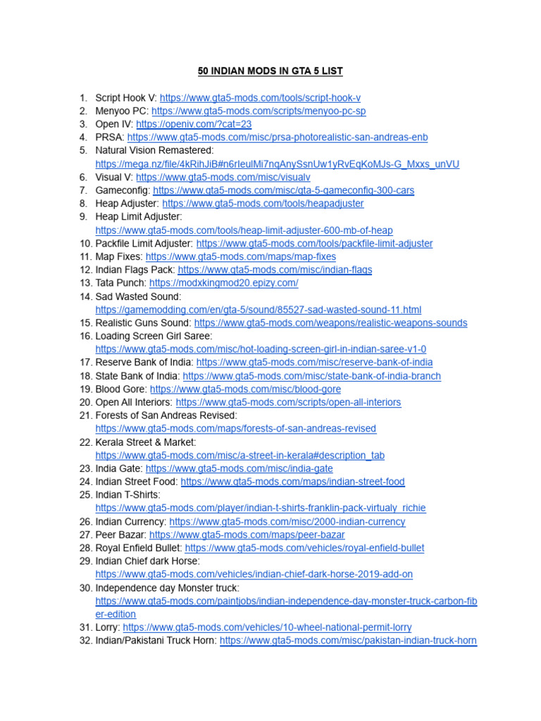 Mods Installed | PDF | Computers | Technology & Engineering