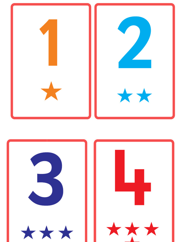 Number Flashcards | PDF