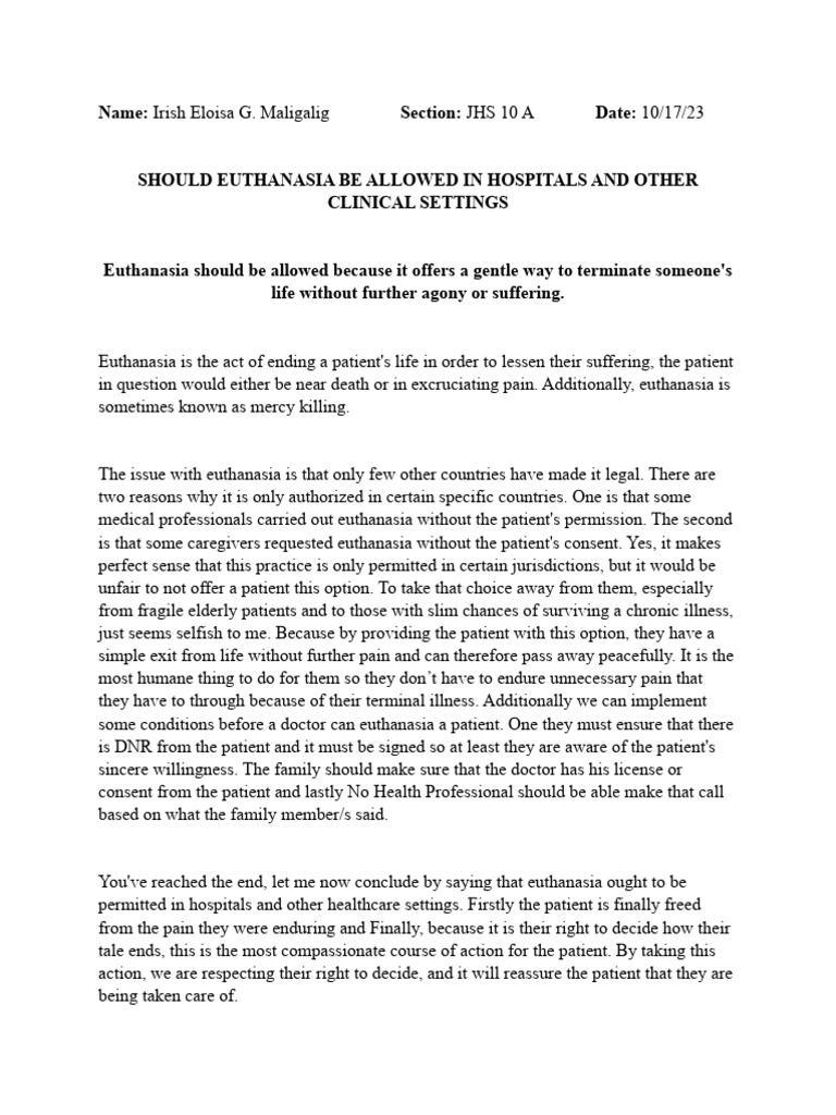 Essay Sa English | PDF