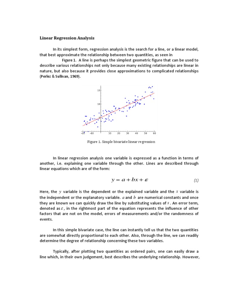 Linear Regression Analysis: BX A y | PDF | Regression Analysis | Linear ...