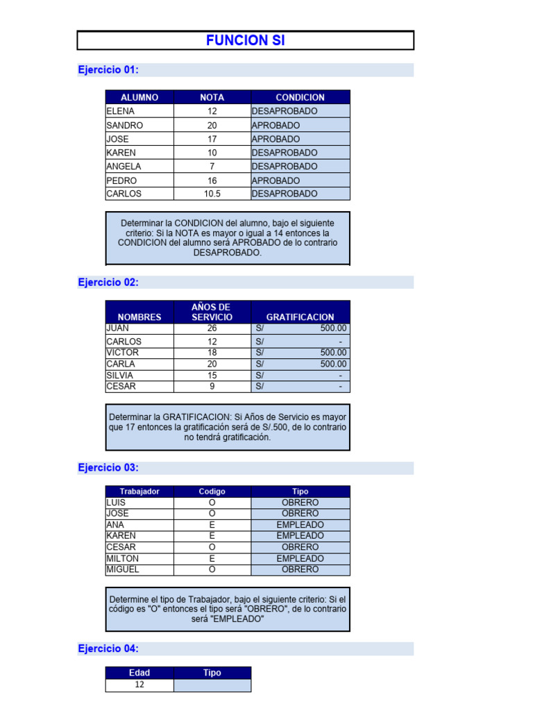 Sesión 04.C - Func Logicas | PDF
