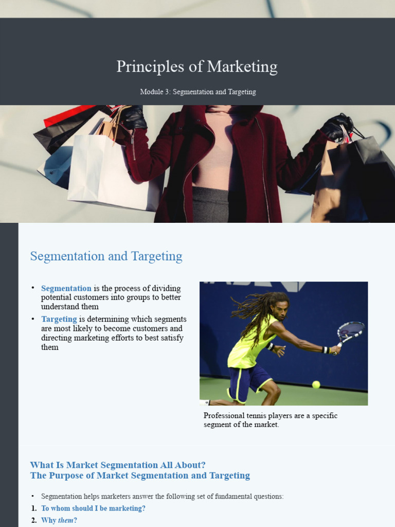 Unit - 03 Segmentation and Targeting | PDF | Market Segmentation | Marketing