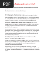 Victorian Era Religion and Belief Changes | PDF | Charles Darwin ...