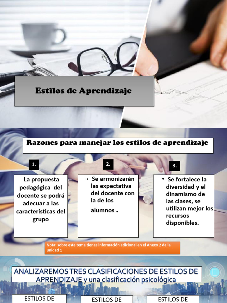 Anexo Uno - Estilos de Aprendizaje | Descargar gratis PDF | Aprendizaje | Inteligencia