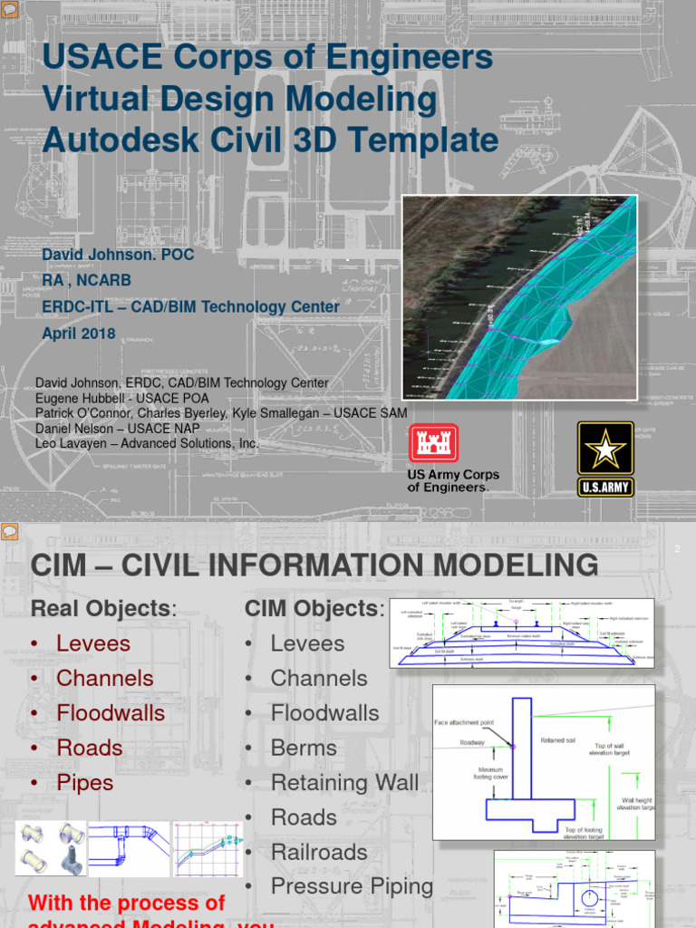 USACE_Civil_3D_Template_Presentation_2018 | PDF | Surveying | Building ...