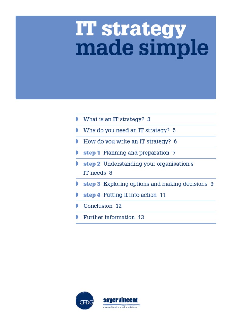 IT Strategy Made Simple | PDF