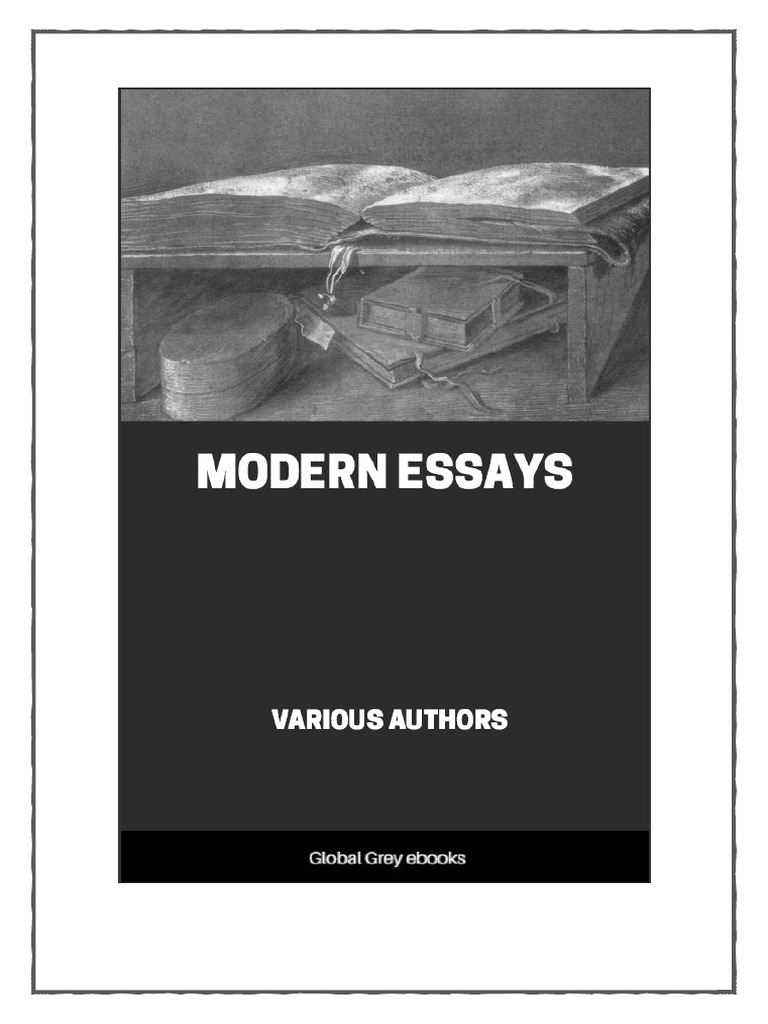 Modern Essays | PDF | Novels | American Literature