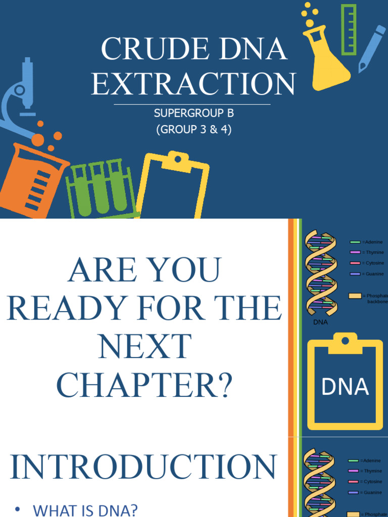 Crude Dna Extraction | PDF | Human Genome | Dna Sequencing