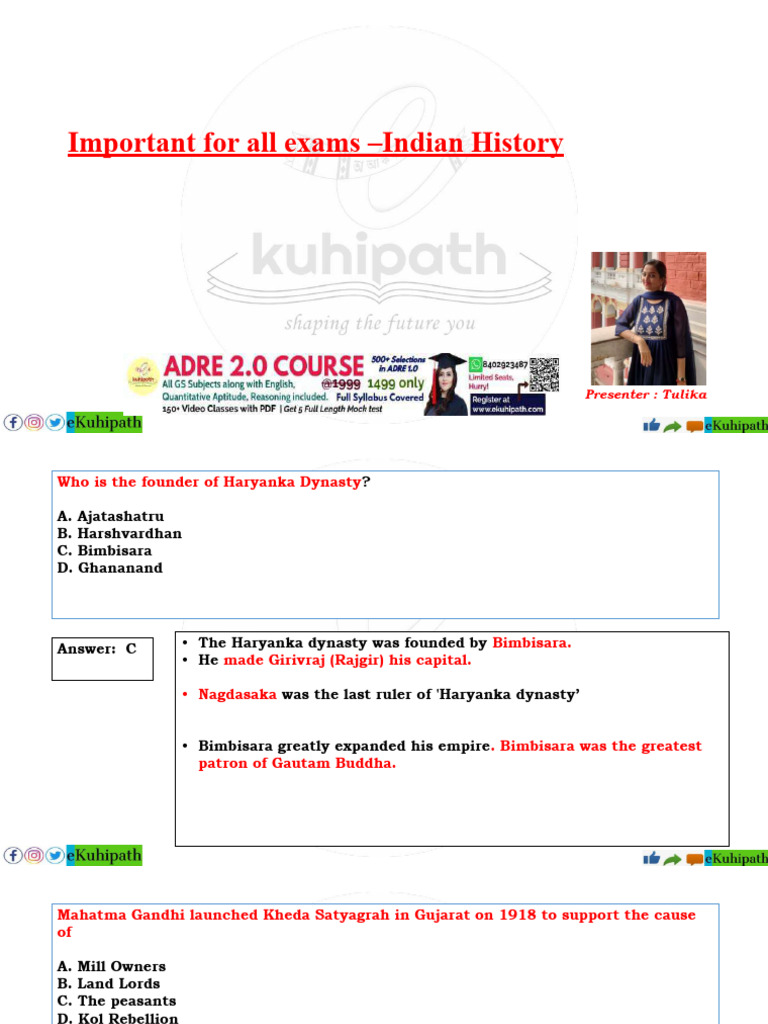 eKuhipath-Indian History | PDF | Indian Independence Movement | Indian Nationalism