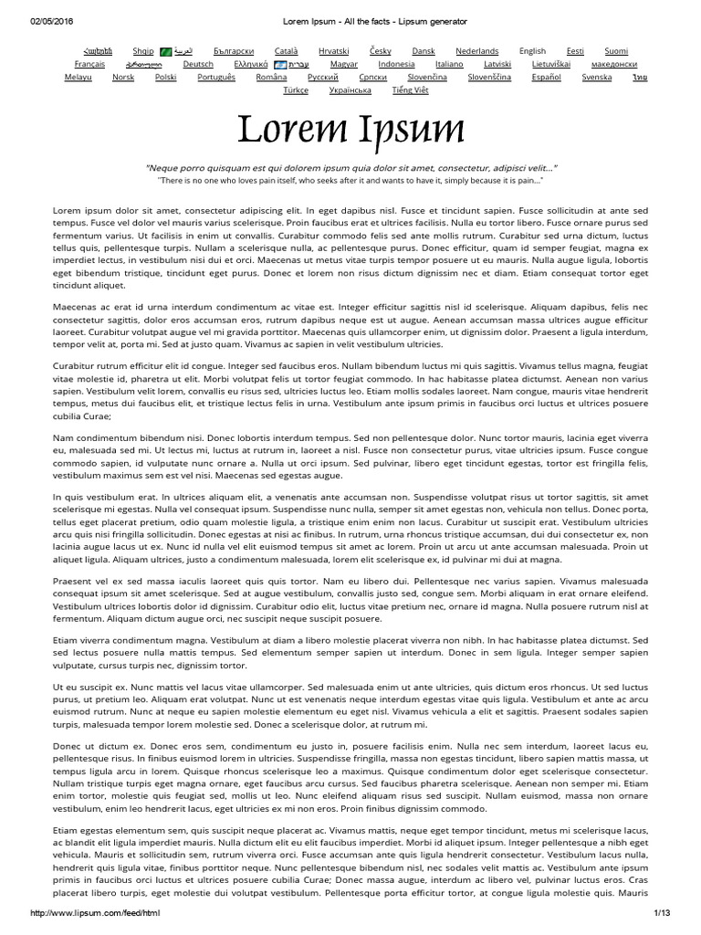 Lorem Ipsum | PDF