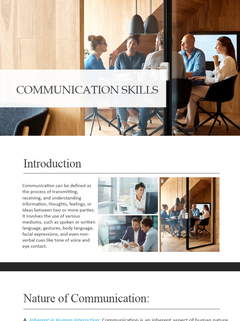Communication Skills | PDF | Communication | Human Communication
