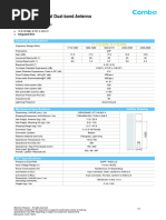 Multi-Band 12-Port Antenna TPA65R-BU6D | PDF | Decibel | Mimo