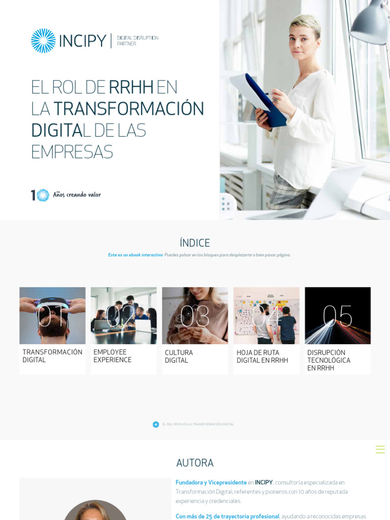 INCIPY - Ebook - El Rol HR - Transformación - Digital - Mireia Ranera | PDF | Internet de las ...