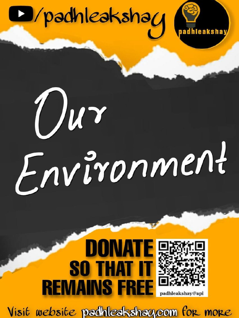 Our Environment | PDF