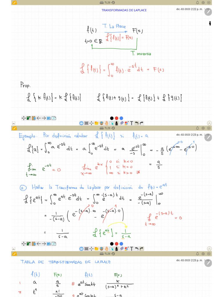 Clase 1 Transformadas LaPlace | PDF