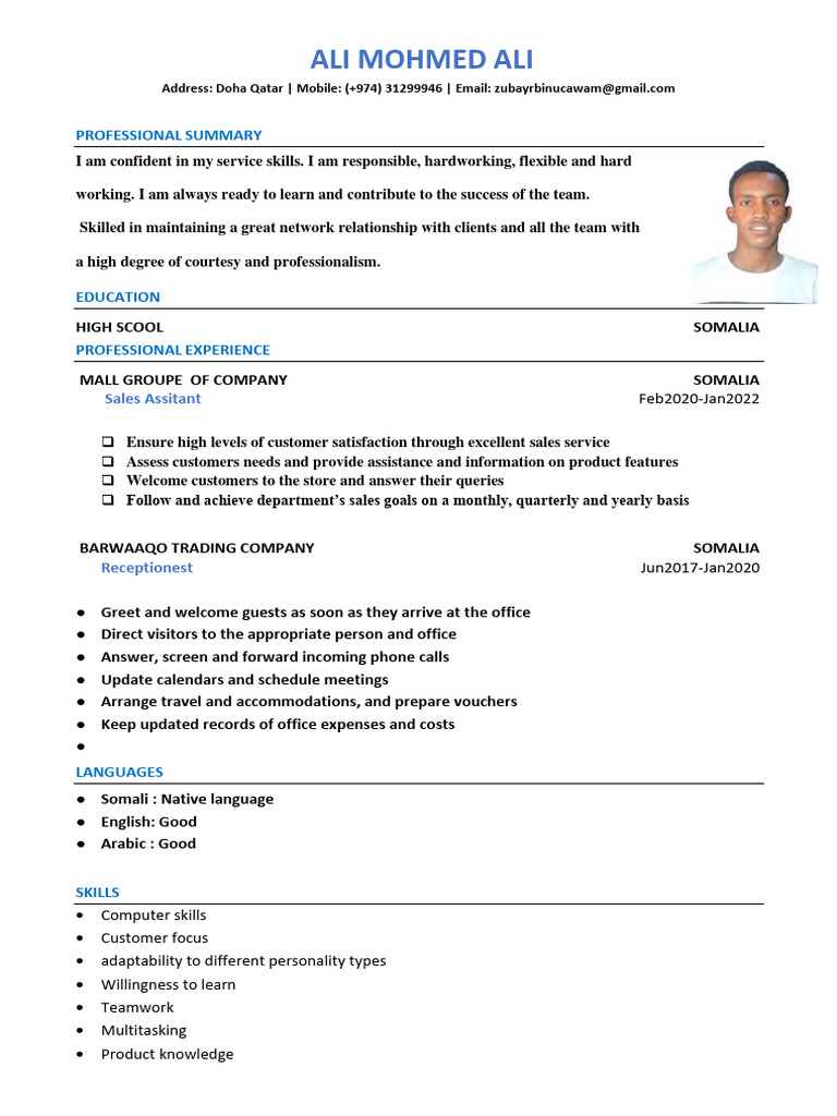 Ali Mohamed Ali | PDF