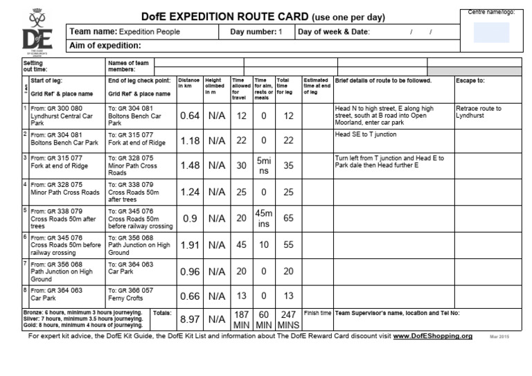 Expedition People Day 1 | PDF | Transport