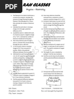 Class 10 Physics Formula Sheet | PDF | Electrical Resistance And ...