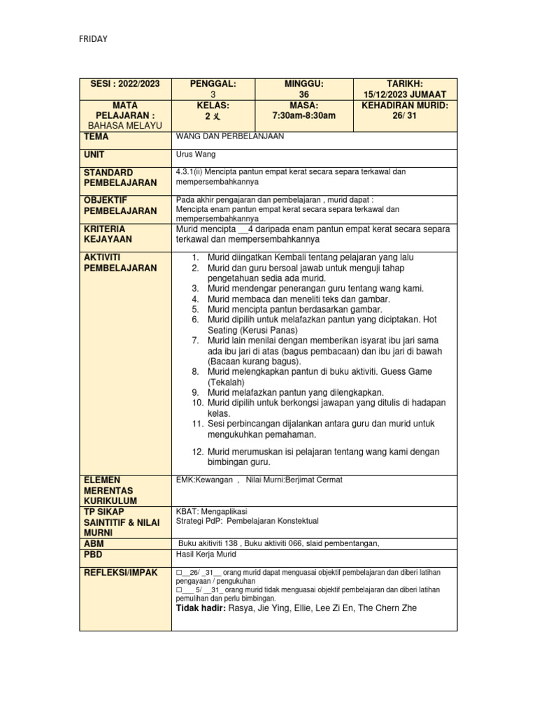 M36 - 15122023 - Chan Yoke Ling | PDF