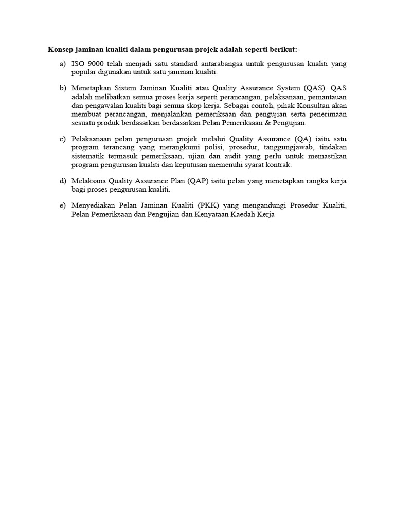 Project Management BAHAGIAN A 3B Ringkas | PDF