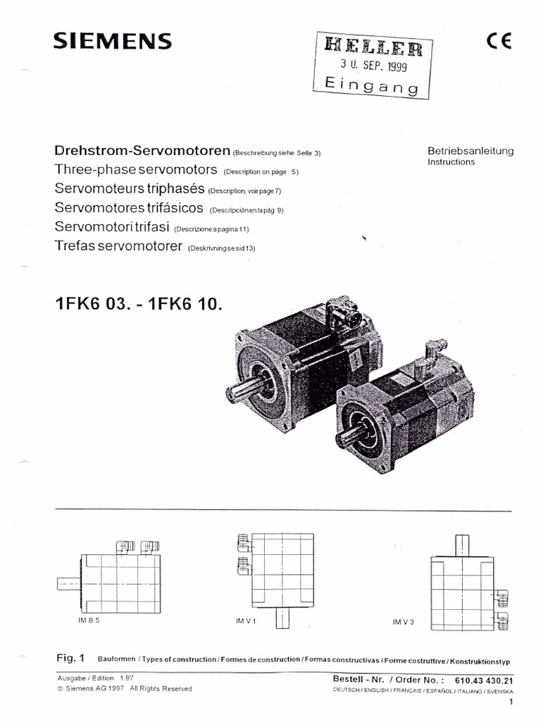 Motor Trifásico (Siemens) | PDF