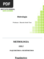Leitura Paquimetro Polegada | PDF | Metrologia