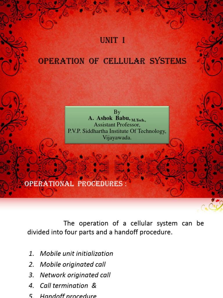3 Operation of Cellular Systems | PDF | Cellular Network | Radio Technology
