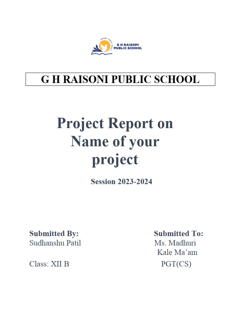 Project Intial Pages Pdf Software Testing Computer Program