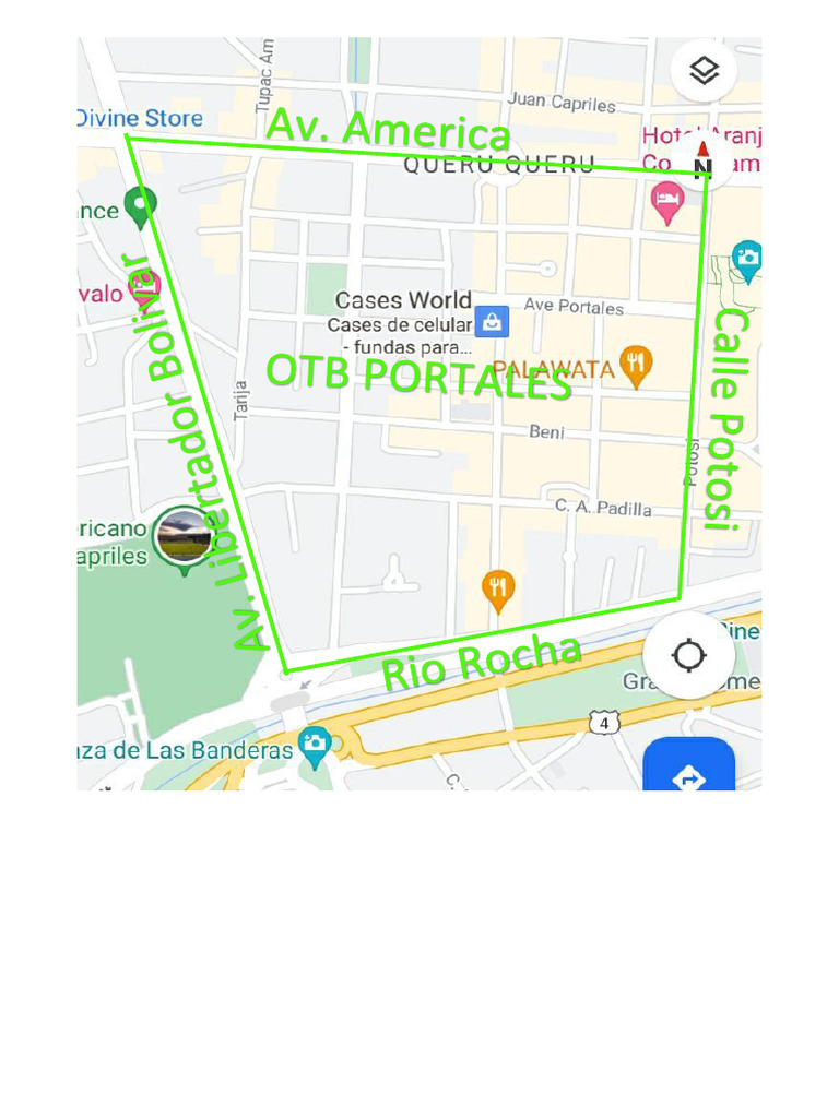 Mapa OTB Portales | PDF
