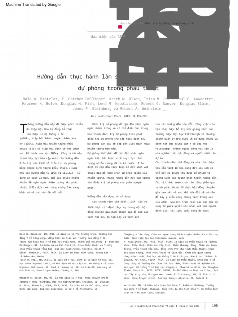 AHFS Antimicrobial Propylaxis 2013 | PDF