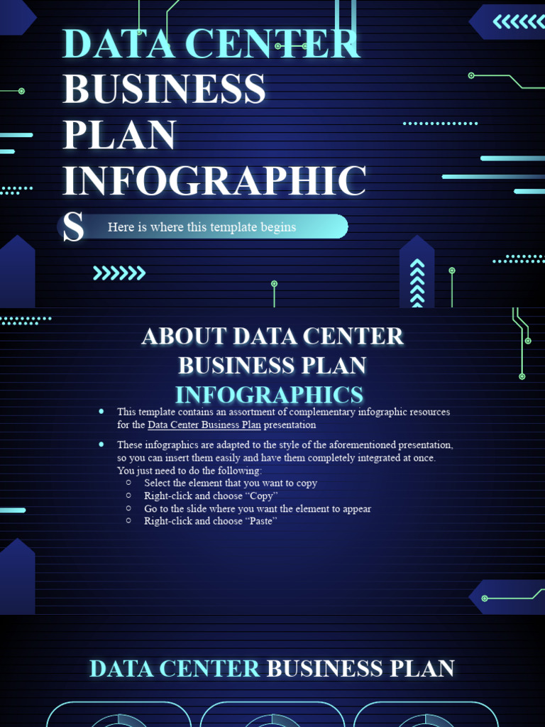 Data Center Business Plan Infographics | Download Free PDF | Planets ...